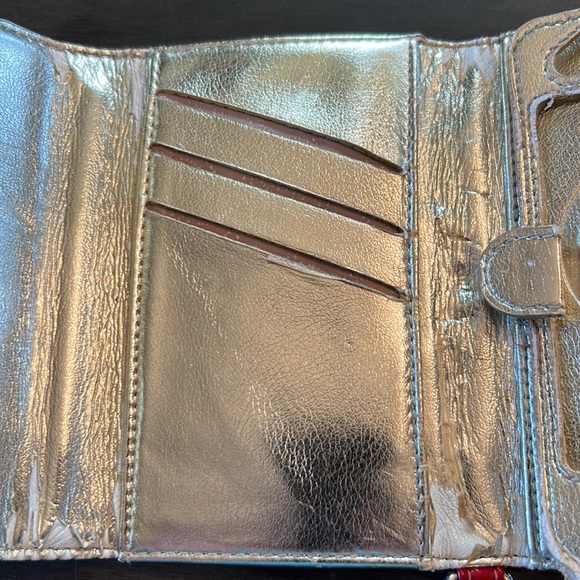 Michael Kors | Bags | Michael Kors Red Patent Leather Wristlet Wallet ...